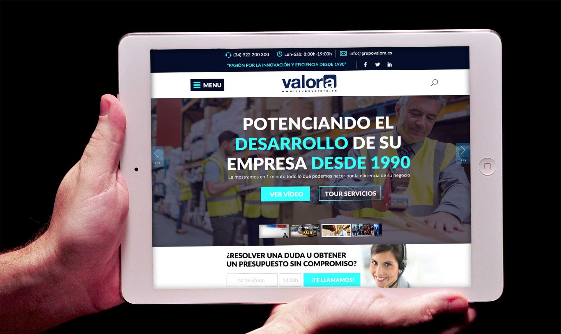 Grupo Valora estrena su nueva web | Candás 365